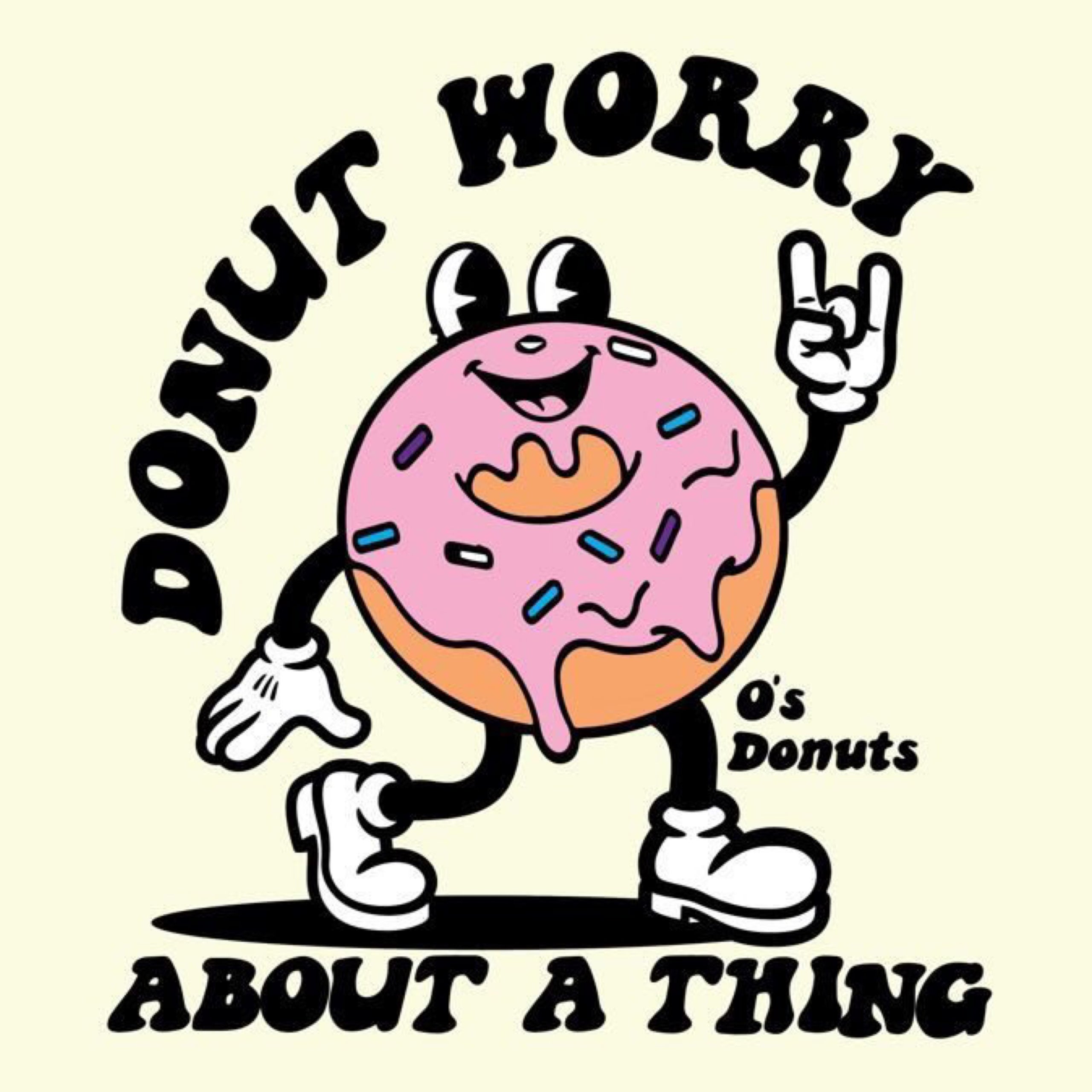 Donut Worry Sticker | O'S DONUTS